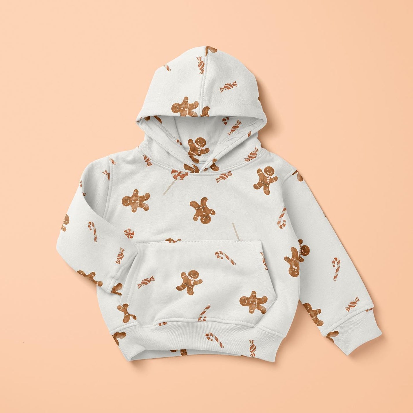 Gingerbread Man - Cotton Jersey Knit – Riverside Fabrics